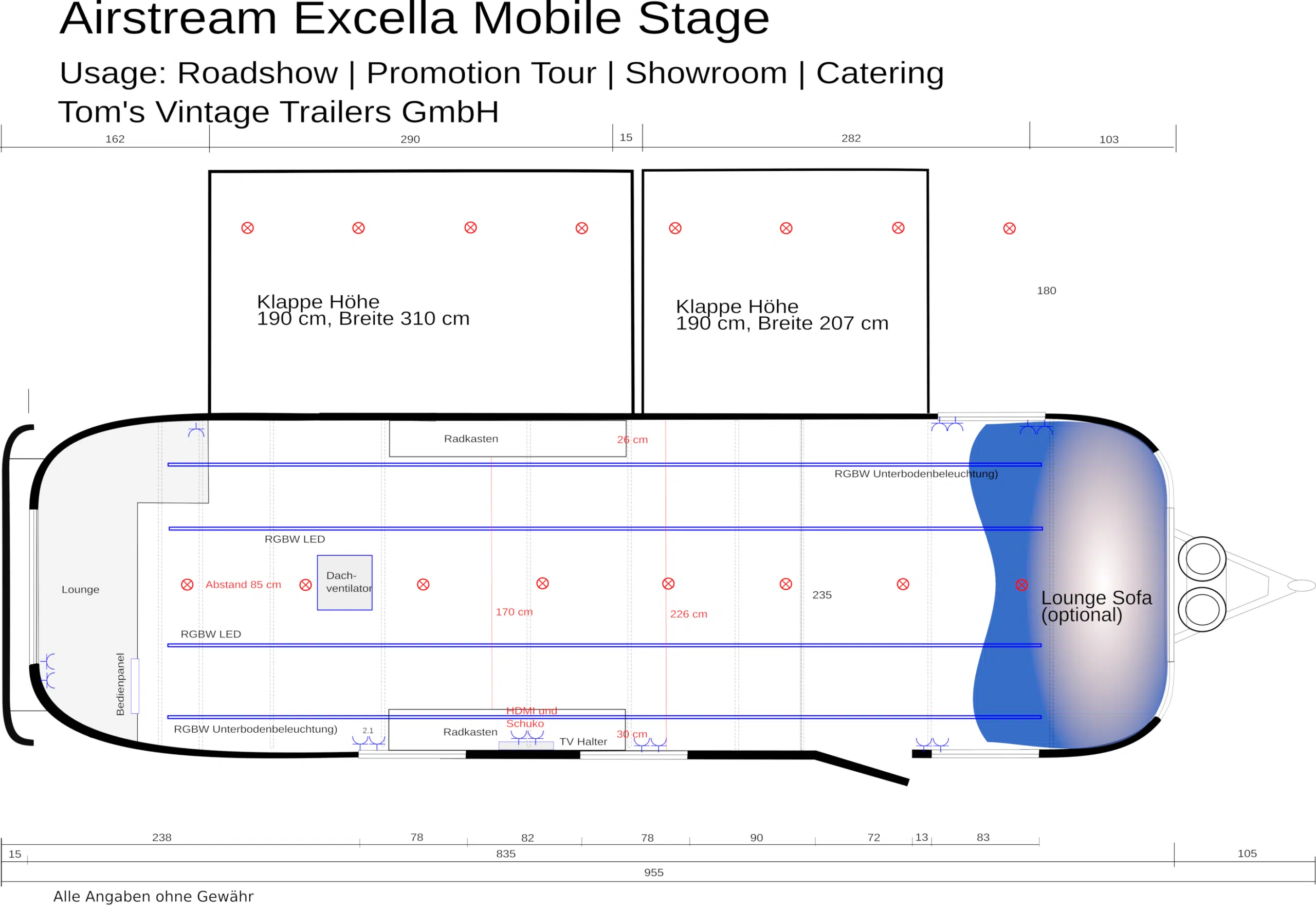 Airstream Mobile Premium Stage ⭐ Mieten